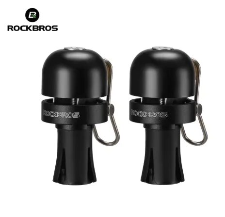 ROCKBROS Велосипедный звонок, 2шт, черный