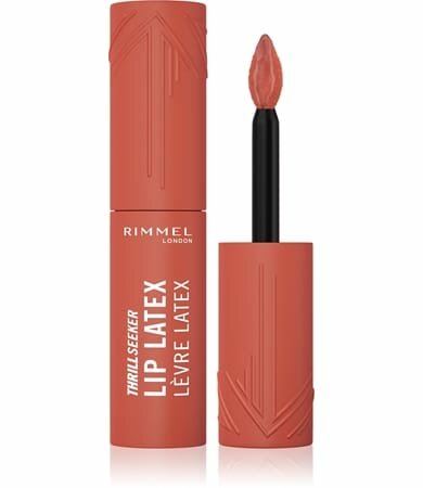 Губная помада Rimmel Thrill Seeker Lip Latex, оттенок 200 So Peachy, 6 мл