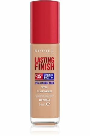 Тональный крем Rimmel Lasting Finish 35H Hydration Boost, оттенок 160 ваниль, 30 мл