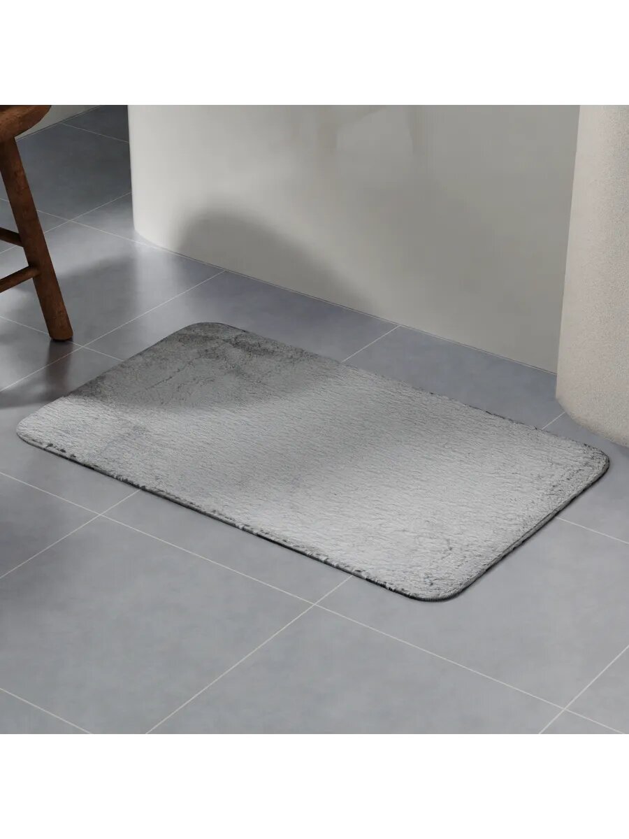 Коврик для ванной Swensa Granit5 50x80 см светло-серый