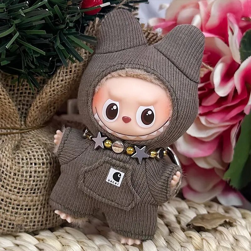 Только одежда, подходящая для мини-версии куклы Labubu 4.0, одежда для мини-версии Labubu четвертого поколения,