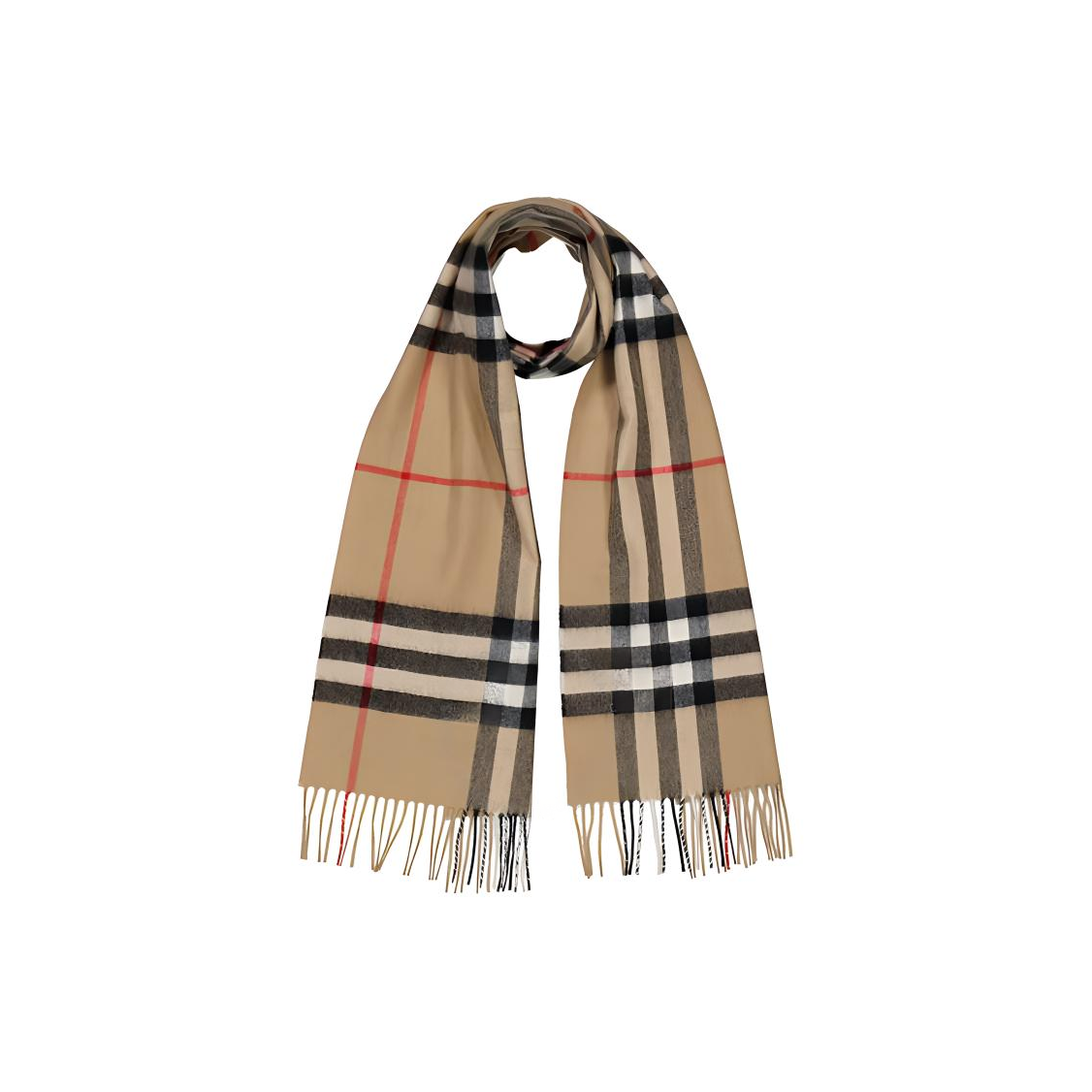 Шарф BURBERRY для мужчин, бежевый — фото 1