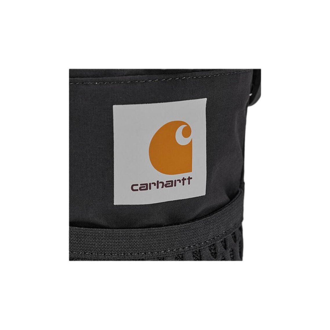 Сумка Carhartt WIP, фактура тиснение, черный — фото 1