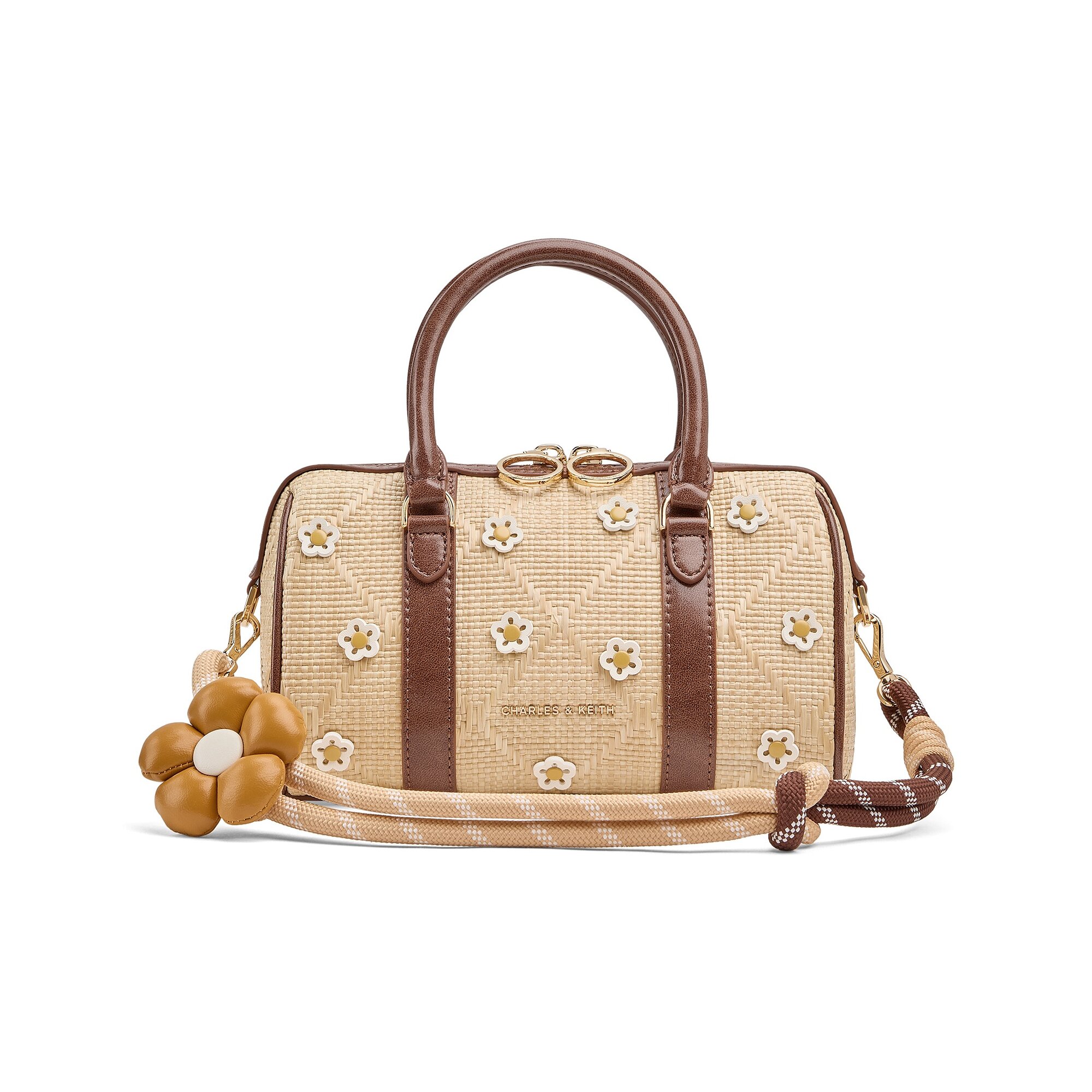 Сумка CHARLES & KEITH, фактура плетеная — фото 1