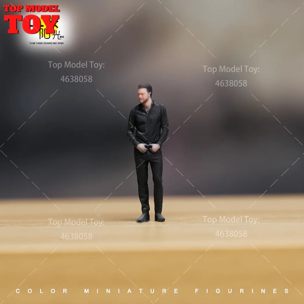 Фигурка мужчины в черном костюме 1/6 Model 3
