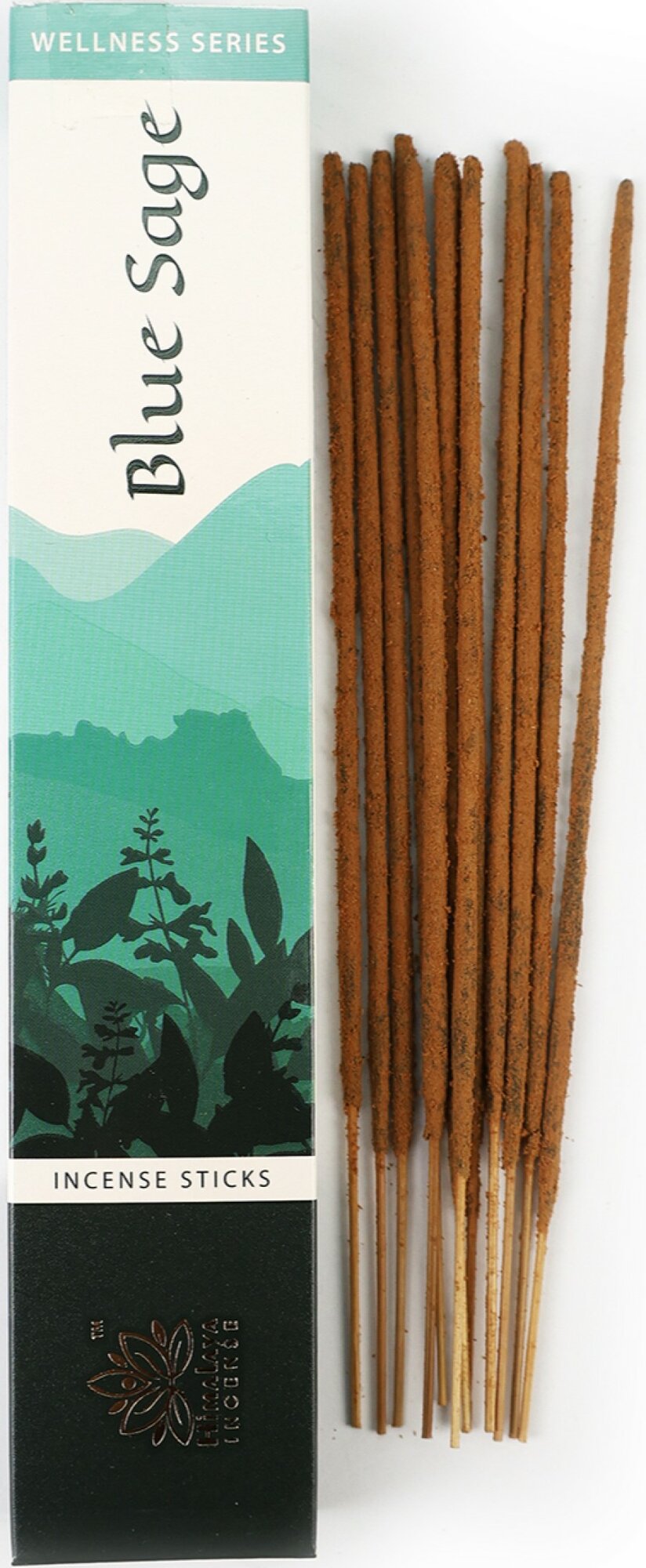 Голубой Шалфей аромапалочки Хималая Himalaya Wellness Blue Sage Incense 2 кор. по 15 пал.