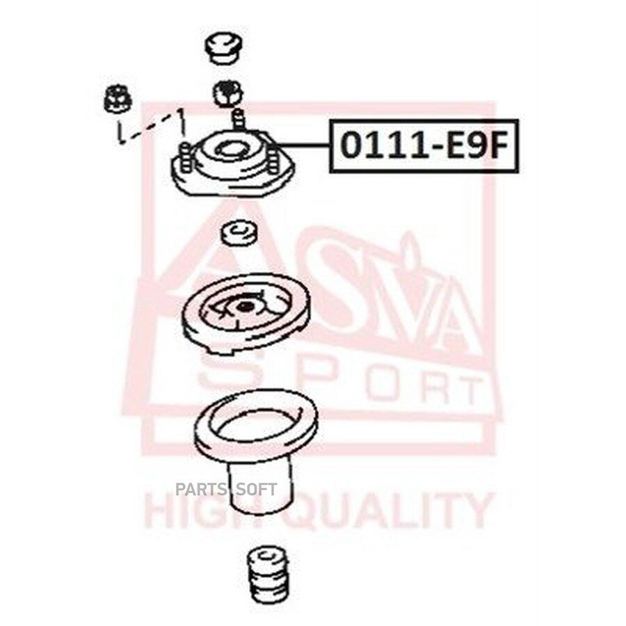 Опора амортизатора ASVA 0111E9F