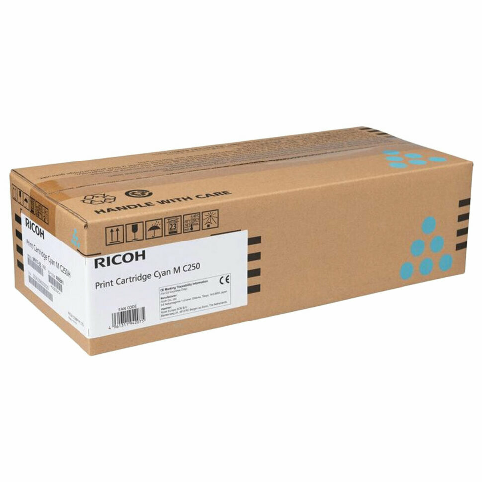 Картридж лазерный RICOH (M C250) для P300W/MC250FWB, голубой, оригинальный, ресурс 2300 страниц, 408353, 363574