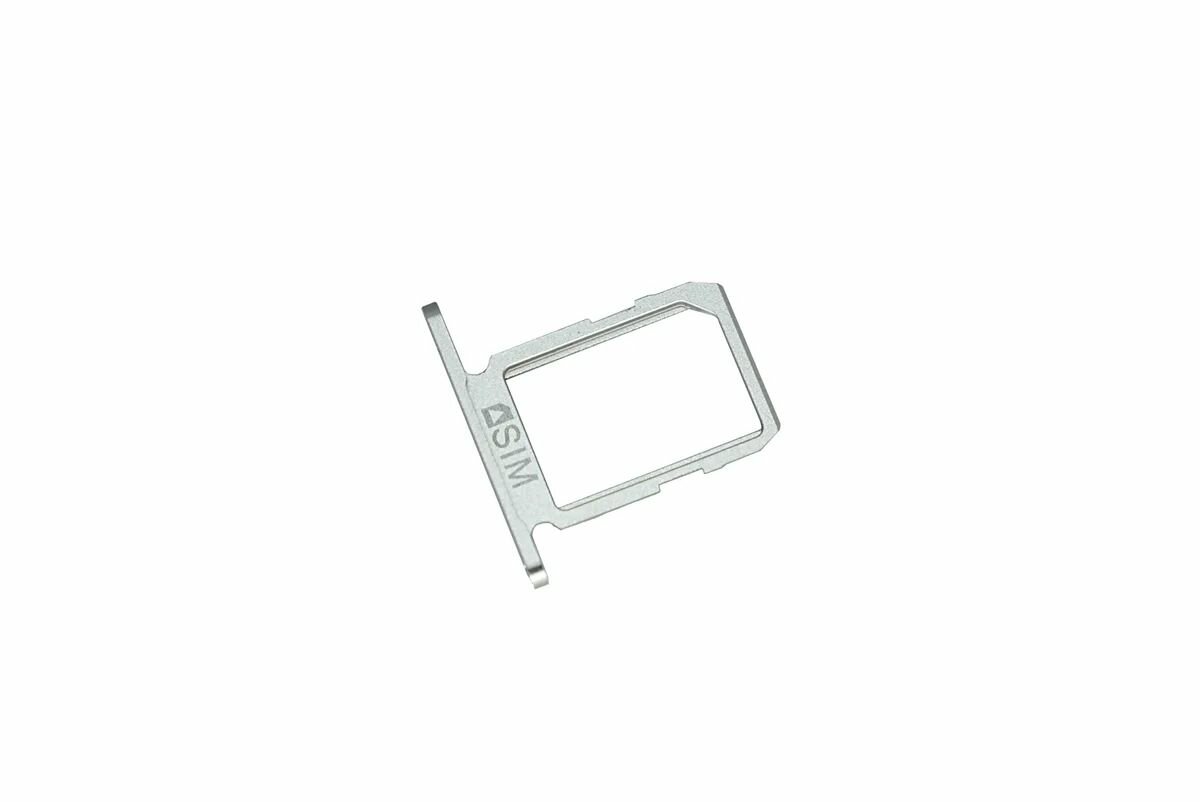 SIM лоток (Держатель сим карты) для Samsung Galaxy S6 SM-G920 серебряный
