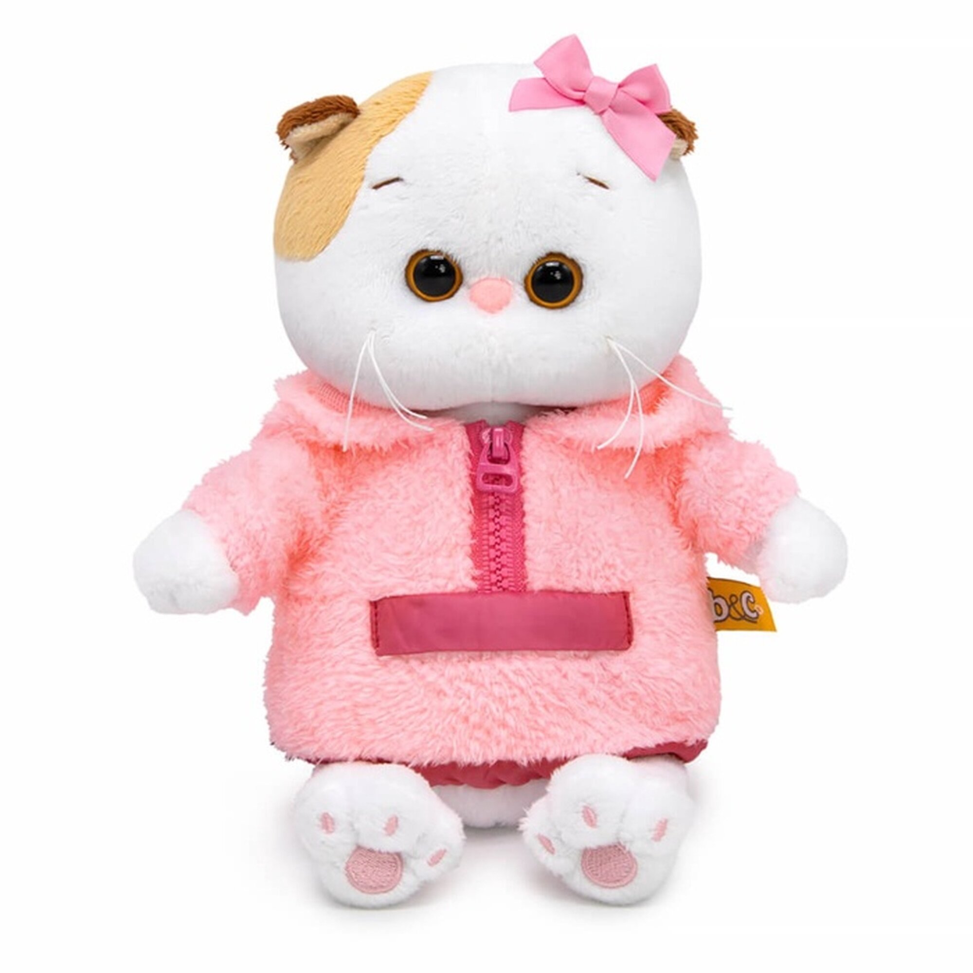 Мягкая игрушка Basik&Co «Кошечка Ли-Ли BABY», искусственный мех, синтепон, 20 см
