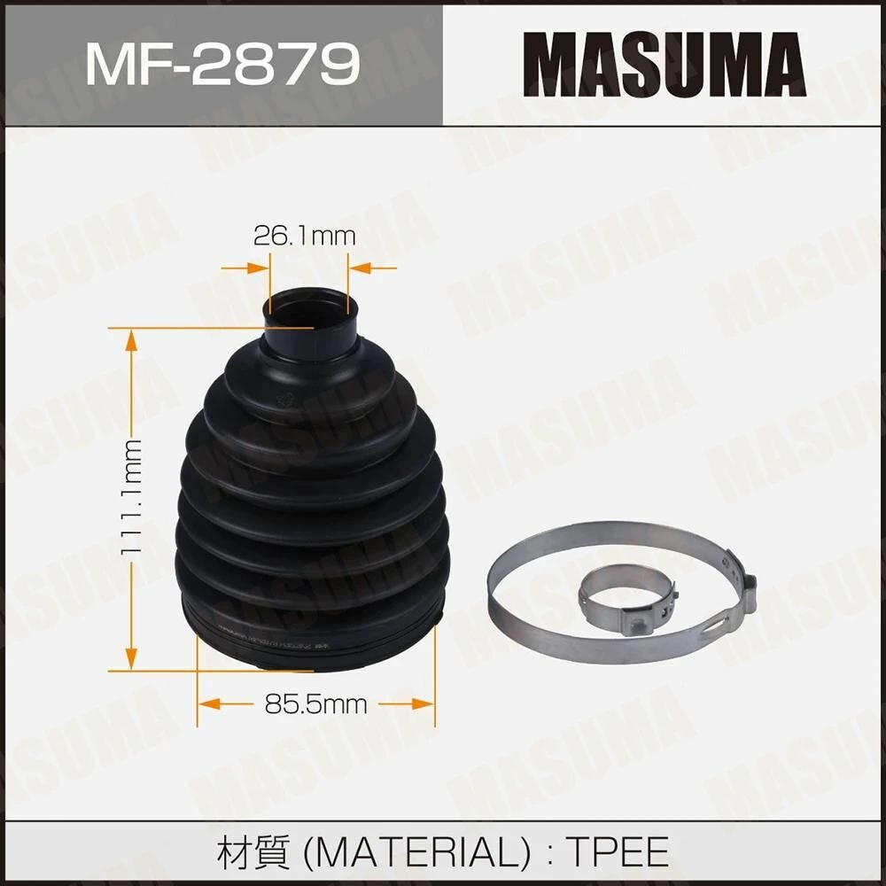 Пыльник шруса MASUMA MF-2879 Hyundai Grandeur IV 2006-2010, Hyundai Ix35 2010-2015, Hyundai Sonata V 2005-2006, Hyundai Sonata VII 2014-2019