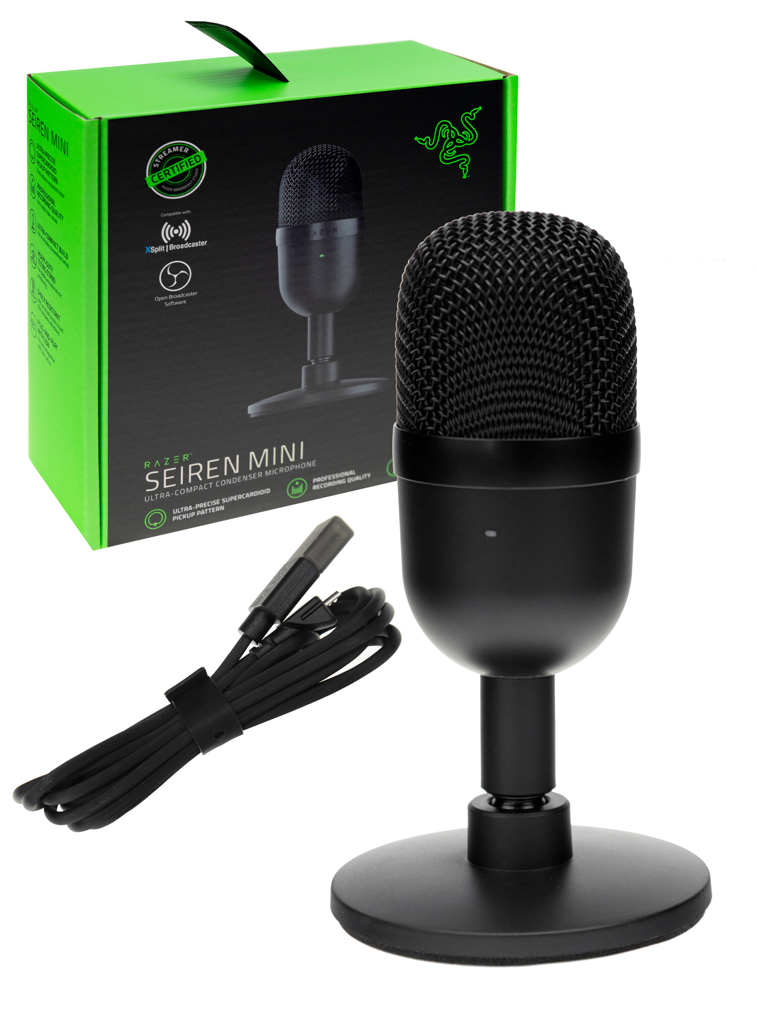 Микрофон игровой (для стриминга) Razer Seiren Mini