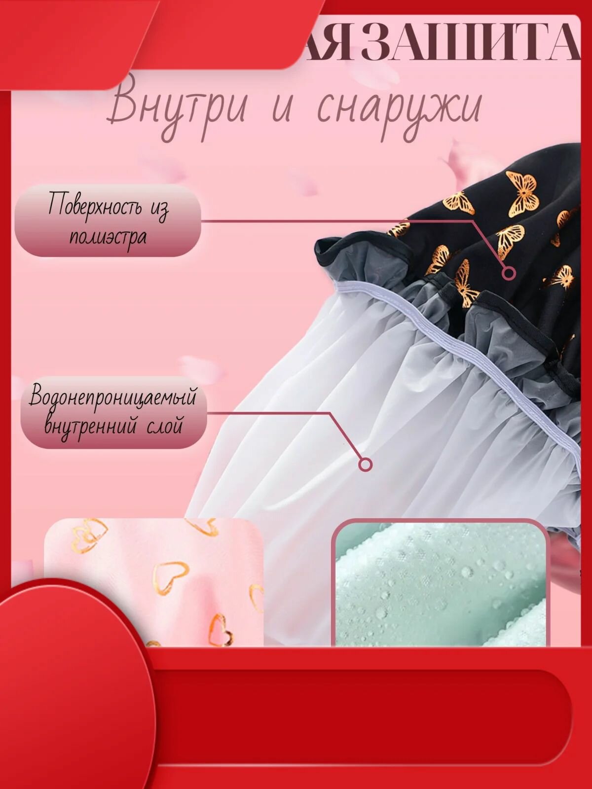 Шапочка для душа — фото 1