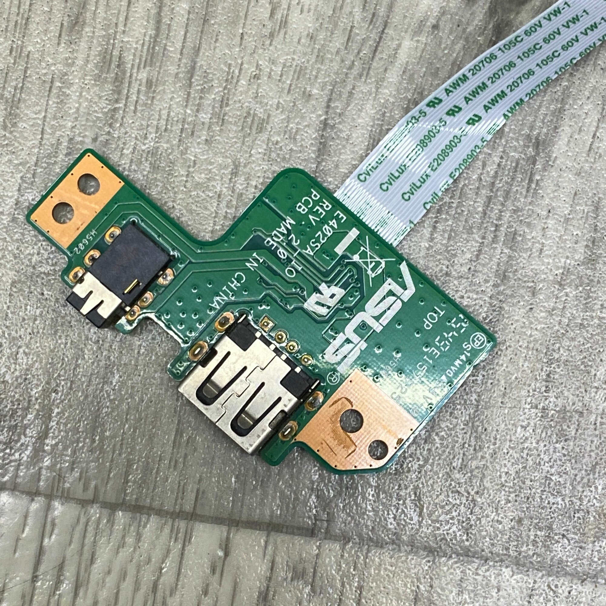 Плата USB со шлейфом Asus E402S — фото 1