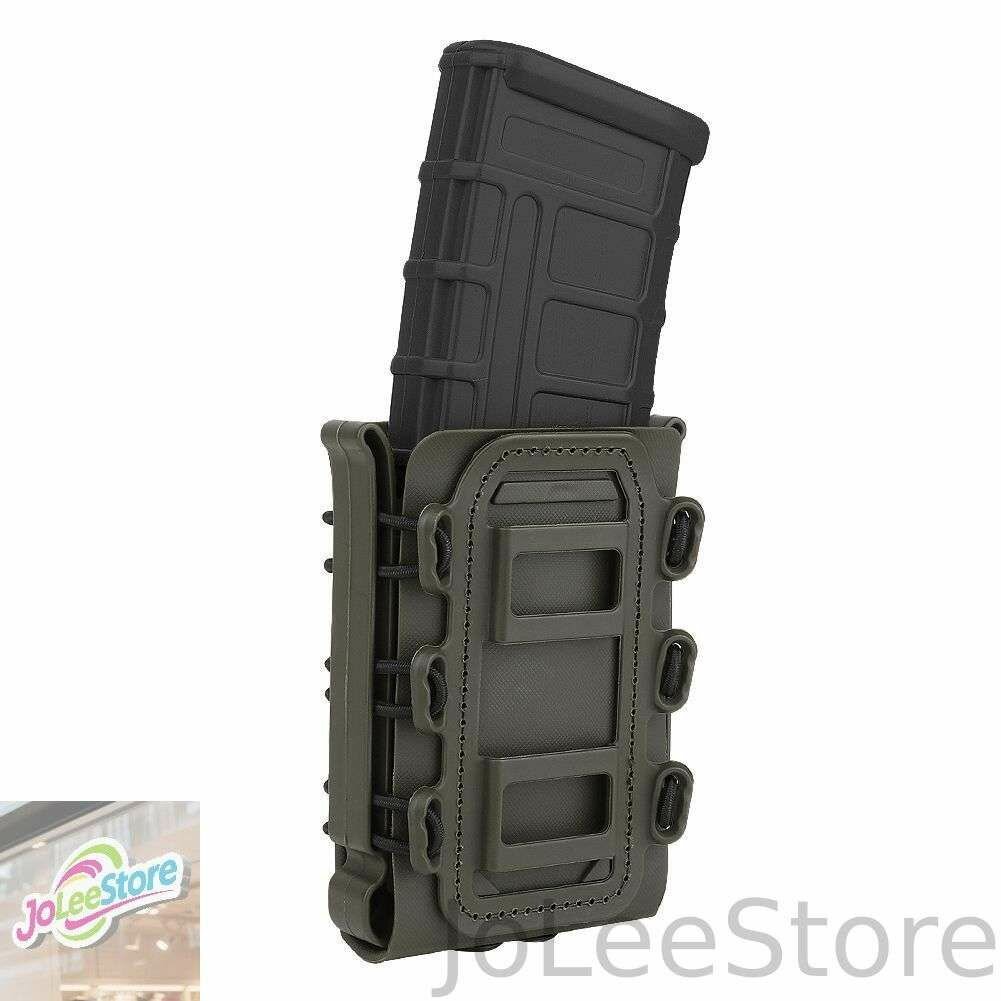 Krydex тактическом MOLLE Открытый Подсумок оружейный Plastic Fast M4/AR15/AK 556 762