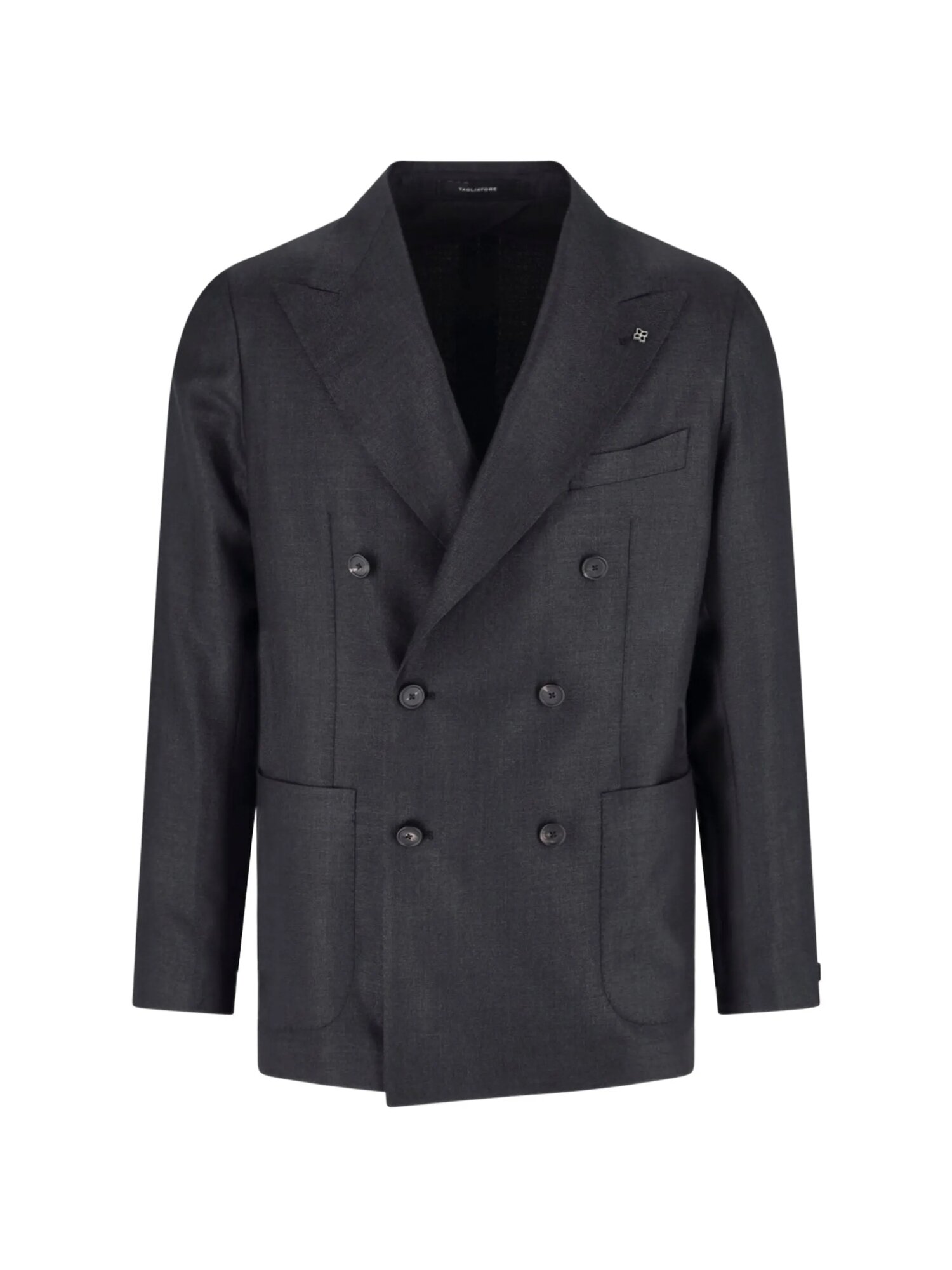 Пиджак Double-breasted peak-lapel blazer