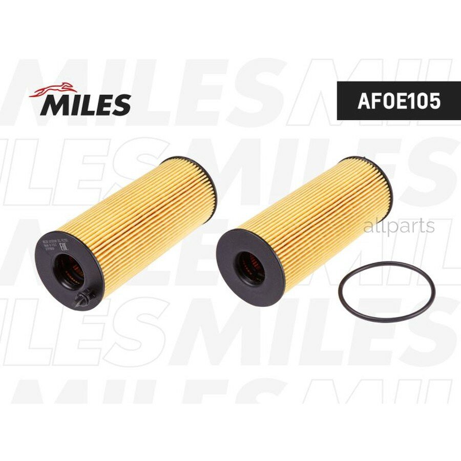 MILES AFOE105 Фильтр масляный BMW E60/87/90/83 DIESEL