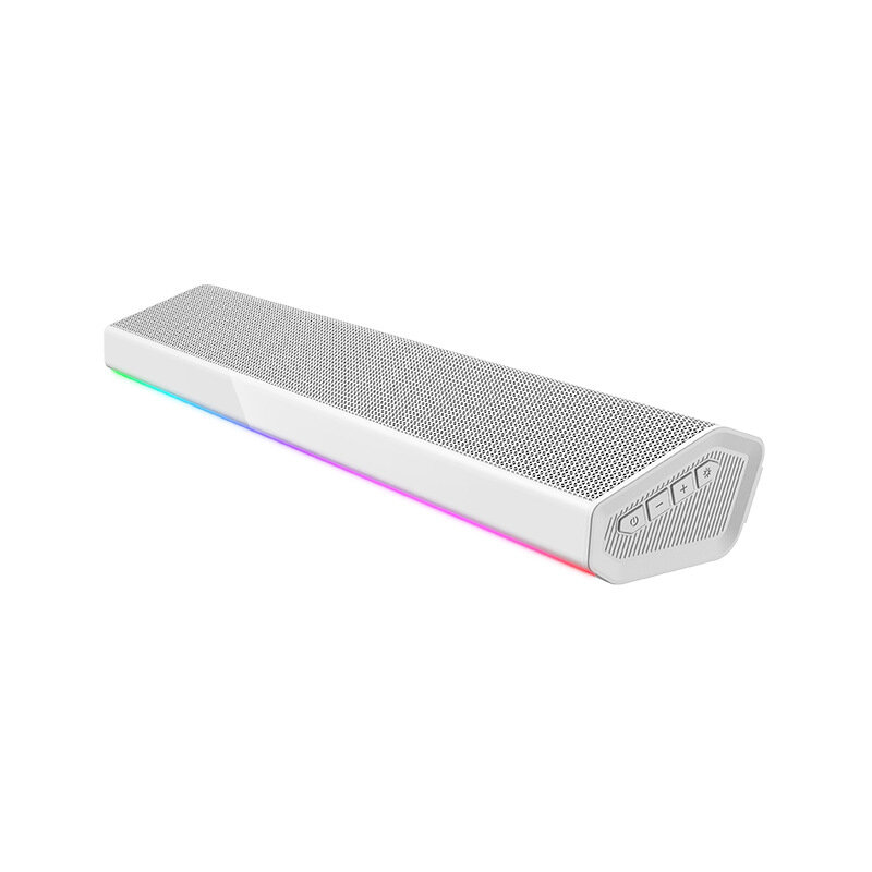 Игровая звуковая панель S03, настольная колонка, RGB подсветка, 10 Вт, Bluetooth 5.4, Type-C, 7 ч работы