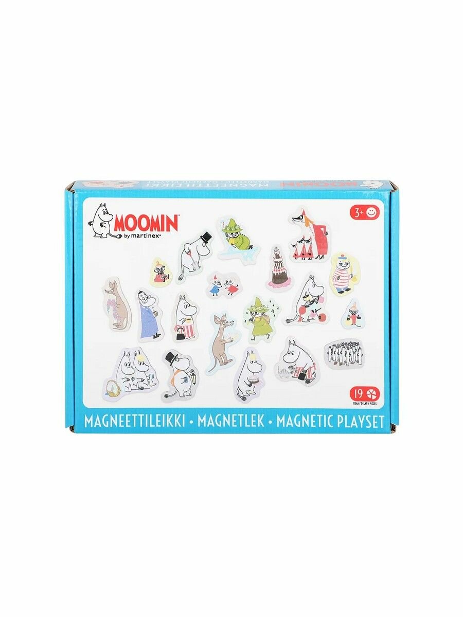 Игровой набор магнитный Martinex Moomin,19 пр.