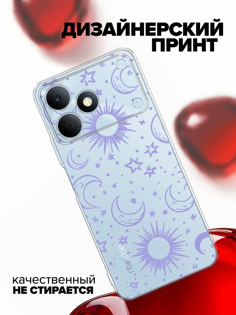 Чехол на Realme Note 80 / Реалми Нот 80 с принтом Астрологическая симфония — фото 1