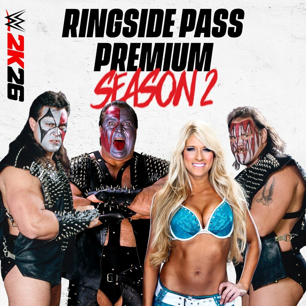 Дополнение WWE 2K26 Ringside Pass Premium Season 2, цифровое издание PlayStation 5, регион Турция / код пополнения баланса