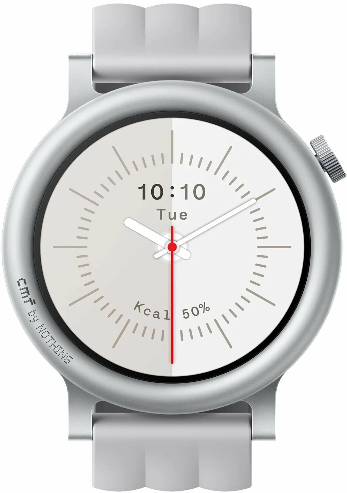 Смарт-часы "Nothing Watch Pro 3", серый корпус, белый ремешок