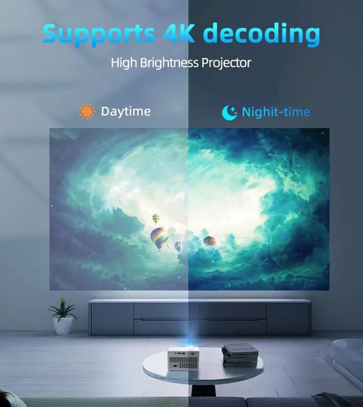 TXCESDDA Проектор x8projector, 1LCD, черный — фото 1
