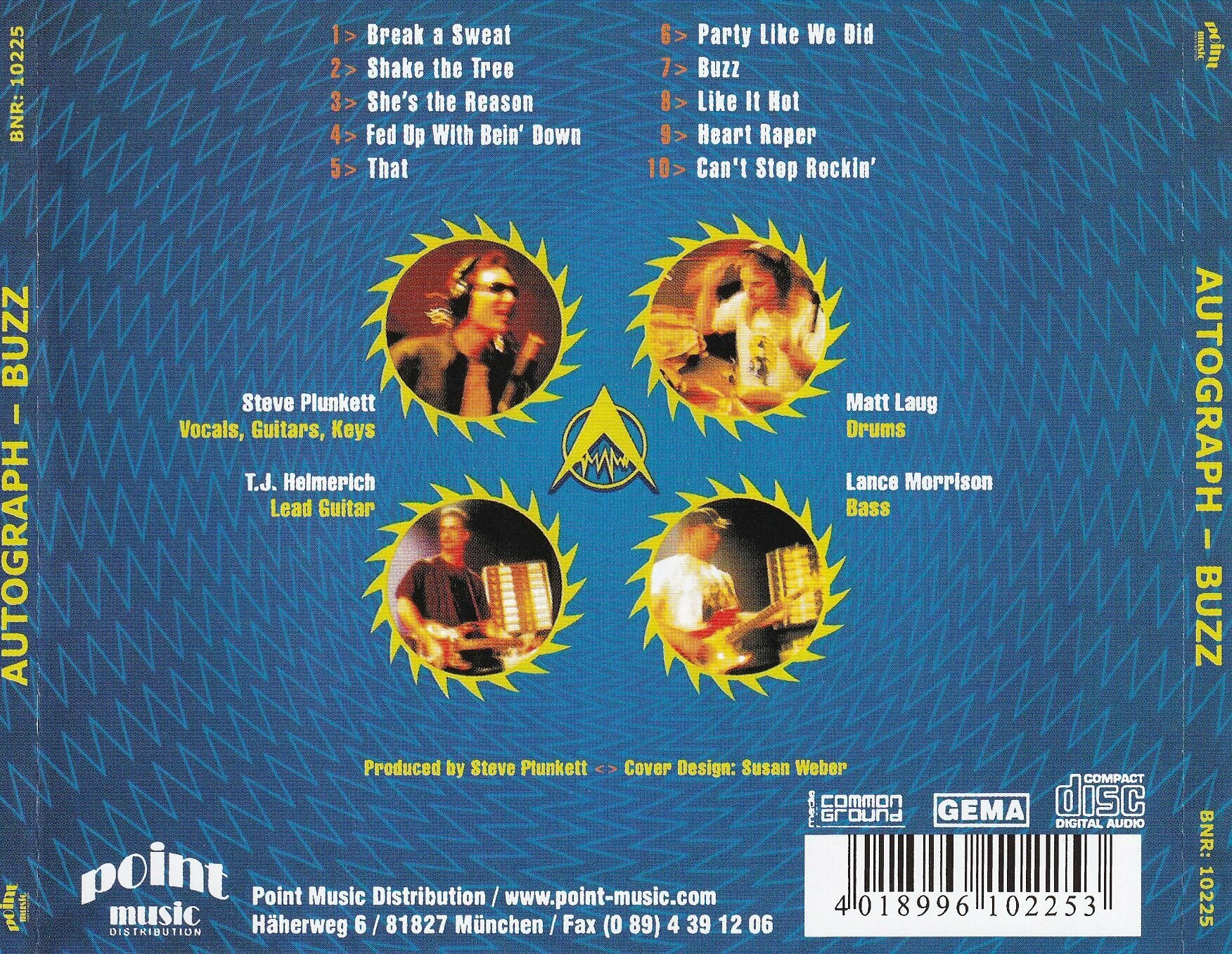 Autograph - Buzz, 2003, 12-page, CD-Аудио — фото 1