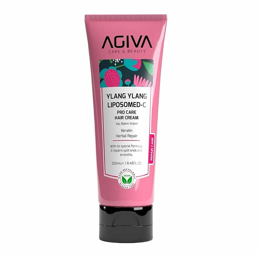 Крем-кондиционер AGİVA для волос Ylang Ylang Lıpozom C Pro Care, 250 мл