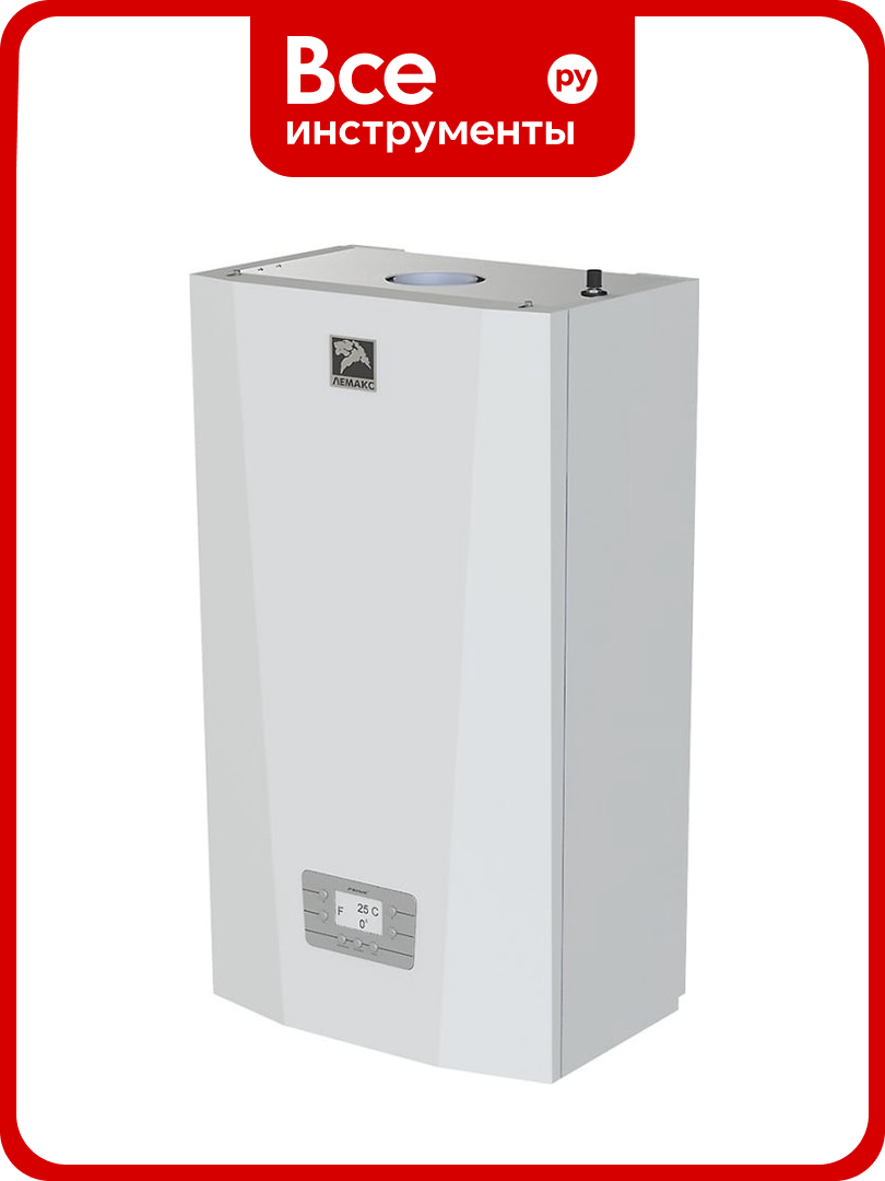 Газовый котёл LEMAX PRIME-V24, двухконтурный, для отопления и горячего водоснабжения в доме, мощность