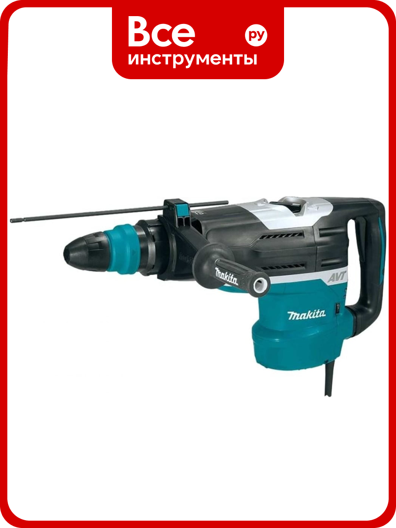 Перфоратор Makita HR5212C, с ударом, с инструментом, для работы в режиме долбления