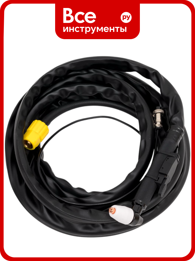 Резак плазменный Brima РТ-31 CUT-40 7431 с контактным зажиганием дуги, воздушным газовым охлаждением и без центрального