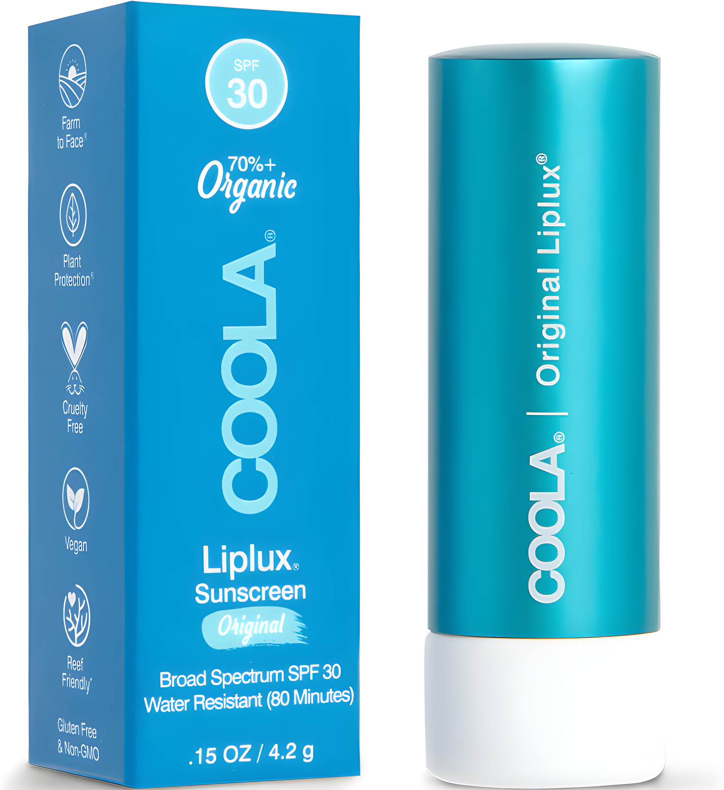 Coola Солнцезащитный бальзам для губ SPF30 Organic Lip Balm Sunscreen SPF30 100ml