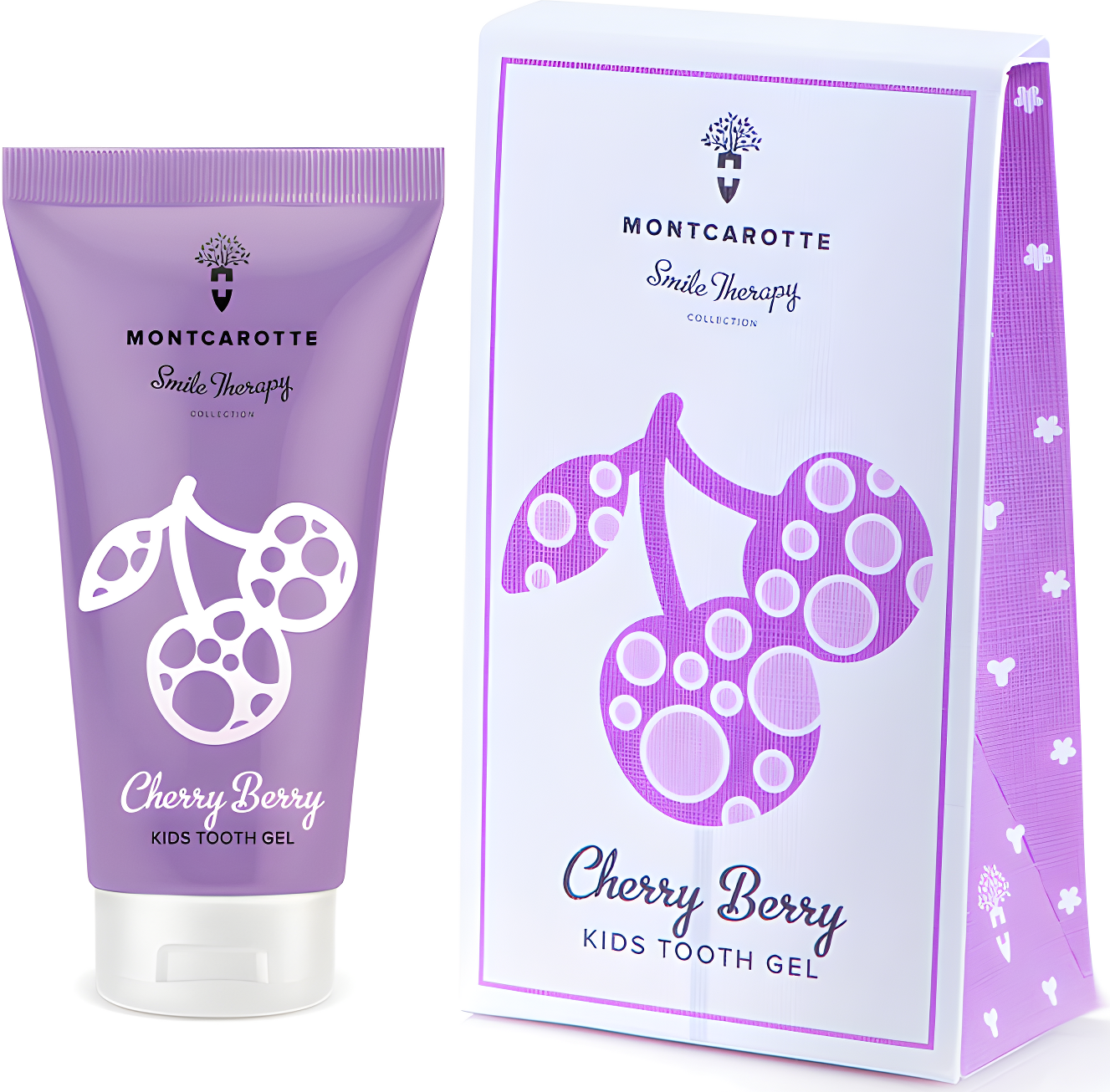 MontCarotte Детский зубной гель "Ягодка вишня" Cherry Berry Kids Tooth Gel 75ml