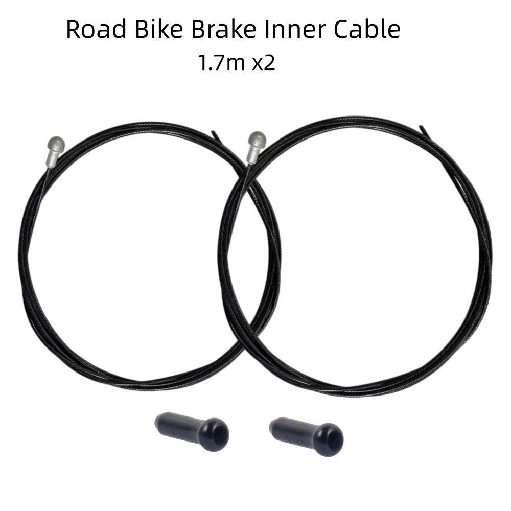 Chooee Черный стальной кабель для велосипеда 2 шт Road brake cable