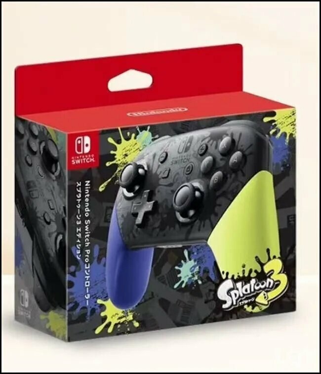 Геймпад Nintendo Switch Pro Splatoon 3, беспроводной контроллер, оригинал
