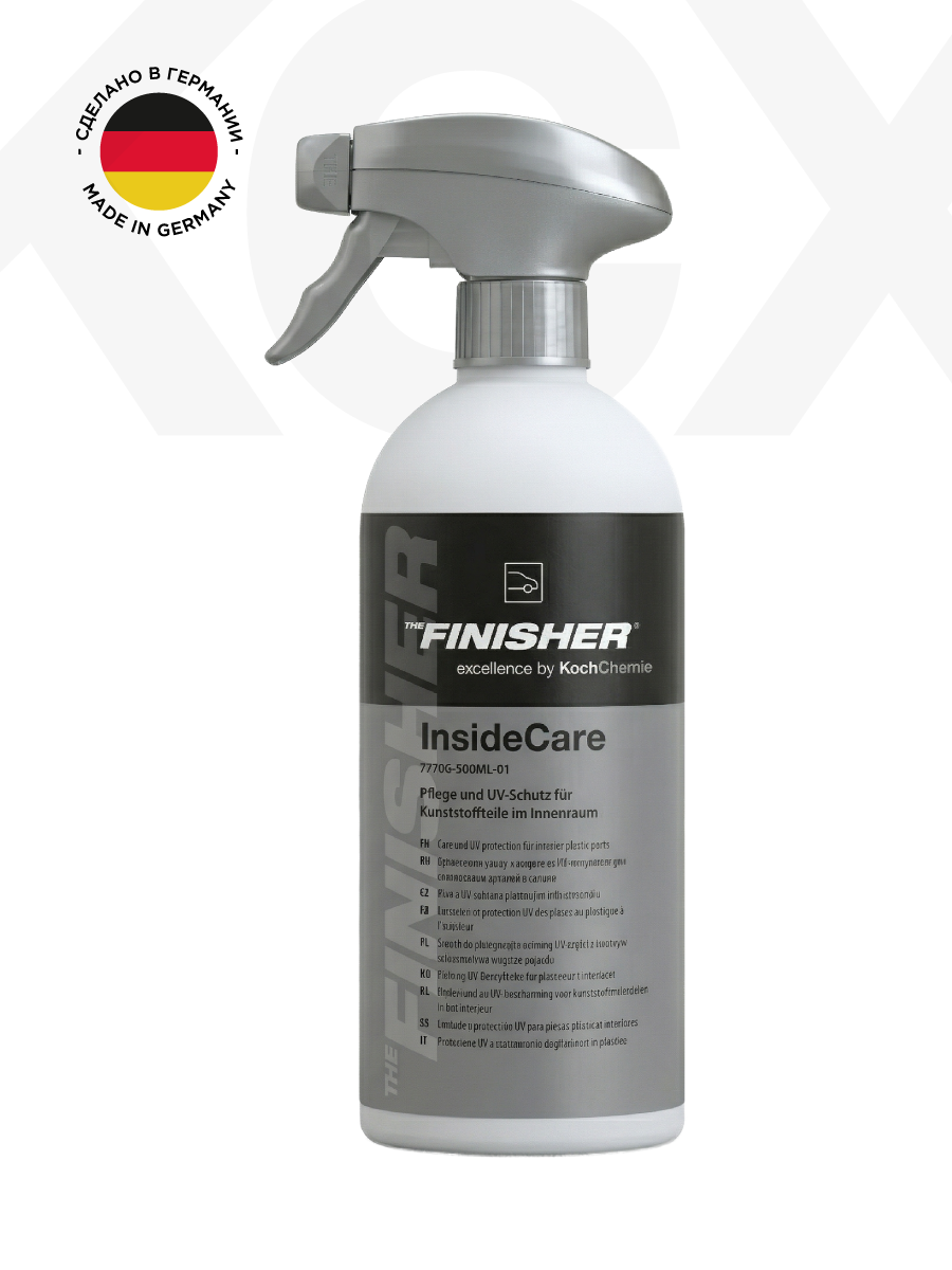 KCX I THE FINISHER I InsideCare - Средство для ухода и защиты неокрашенных пластиковых деталей в салоне (500 мл)