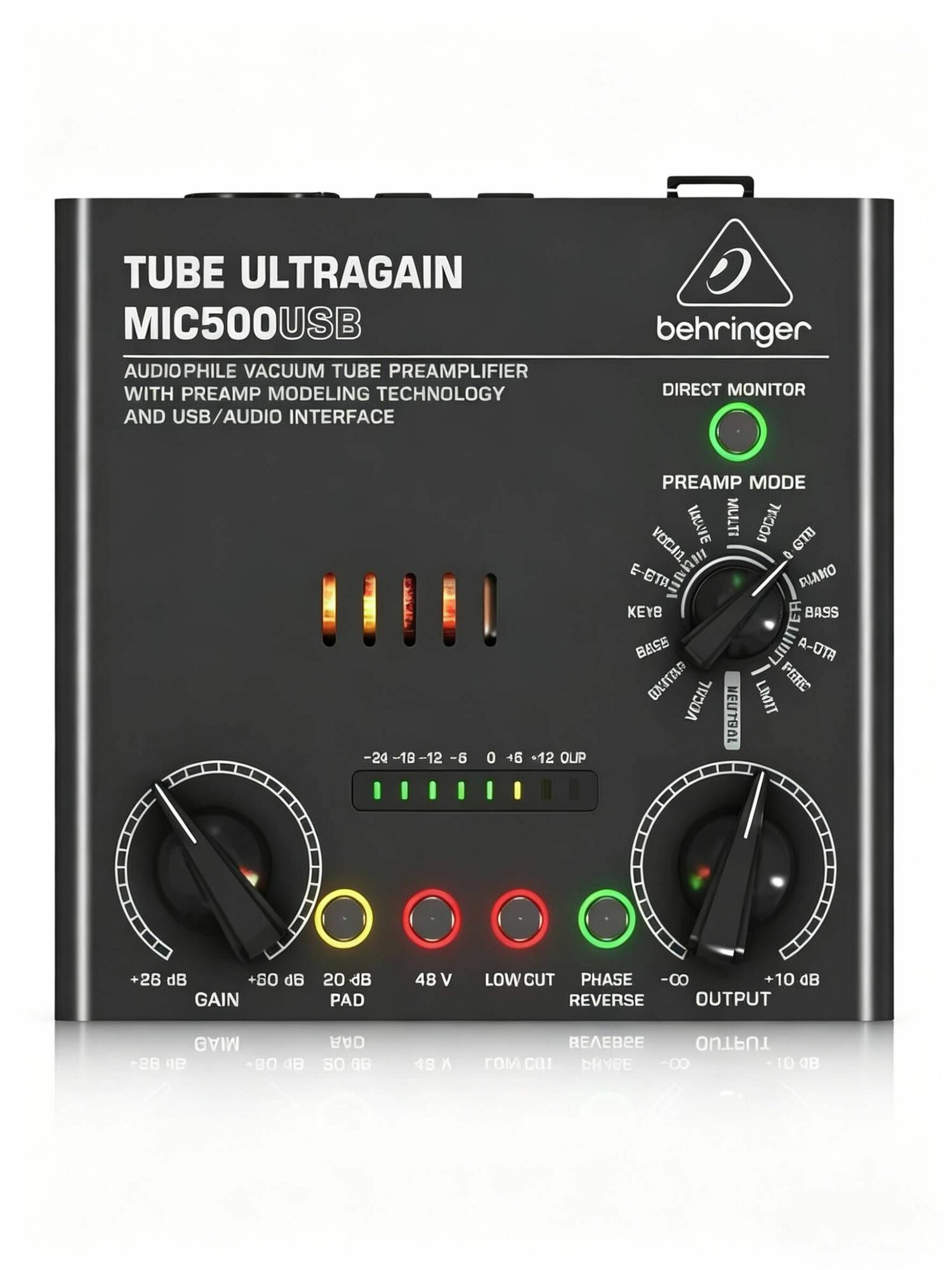 BEHRINGER MIC500USB Усилитель мощности микрофона Ламповый микрофон для динамиков