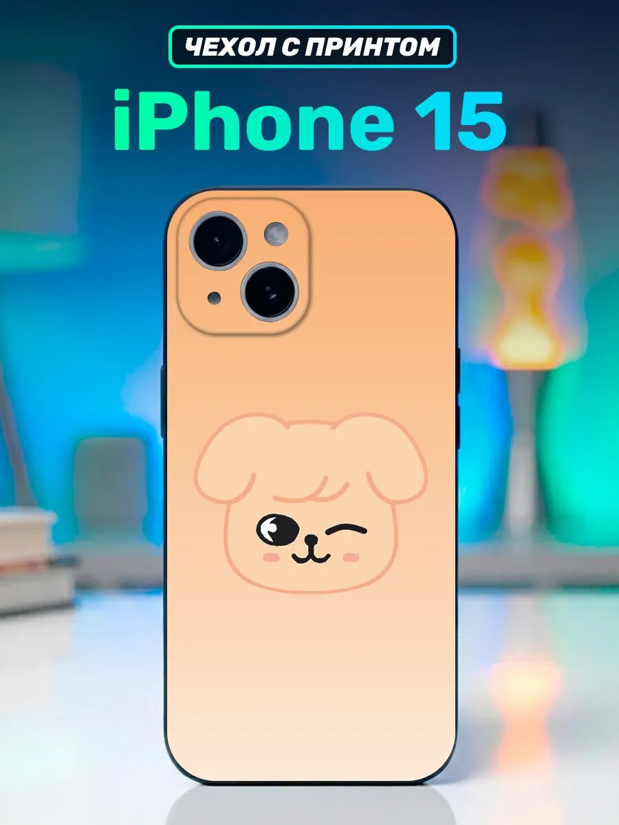 Чехол на iphone 15 Кпоп Stray Kids Skzoo Сынмин