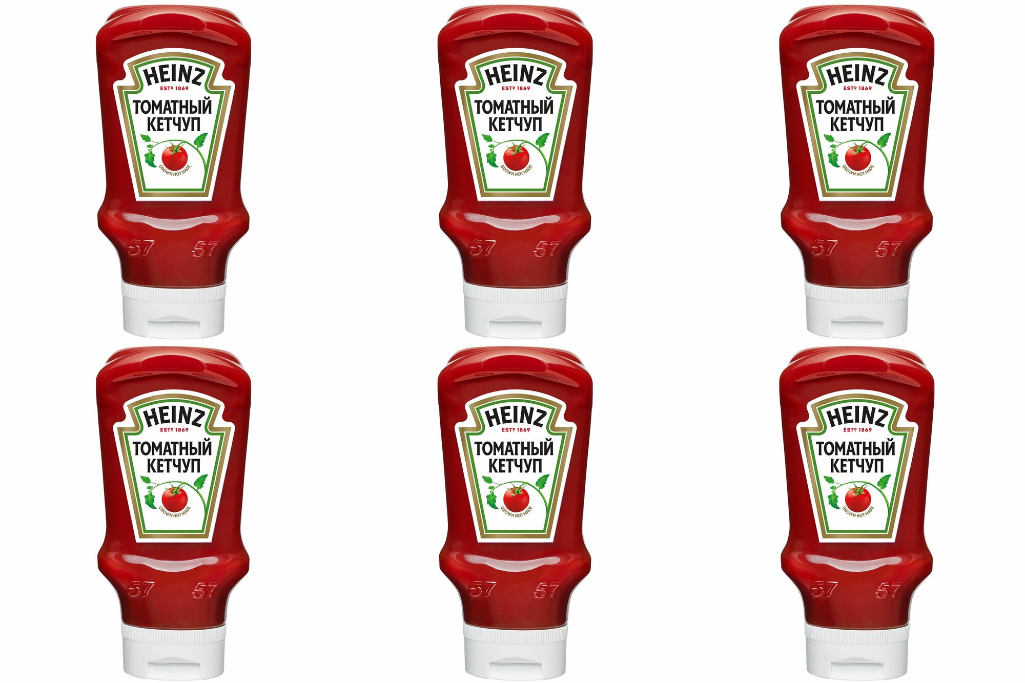 Heinz Кетчуп Томатный, 460 г, 6 шт