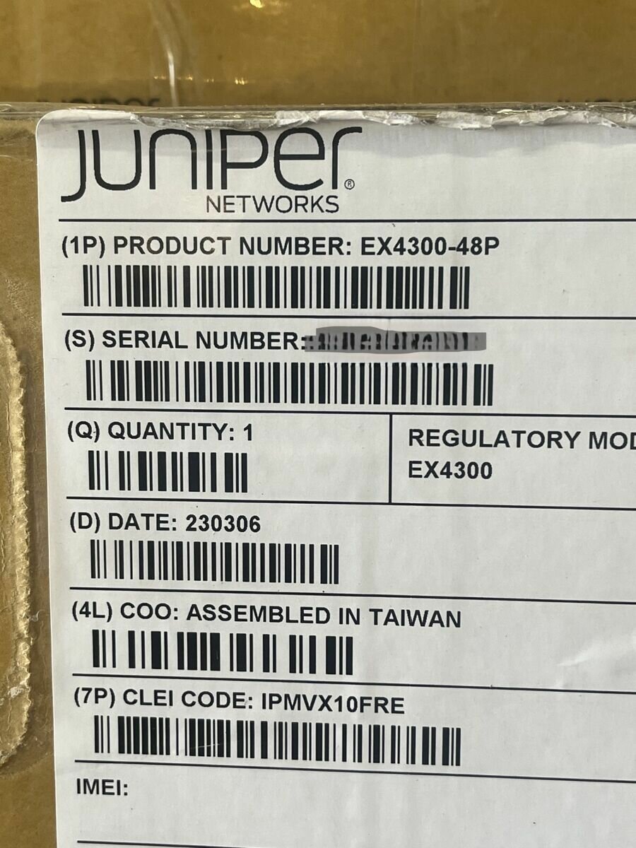 Коммутатор Juniper EX4200-48P — фото 1