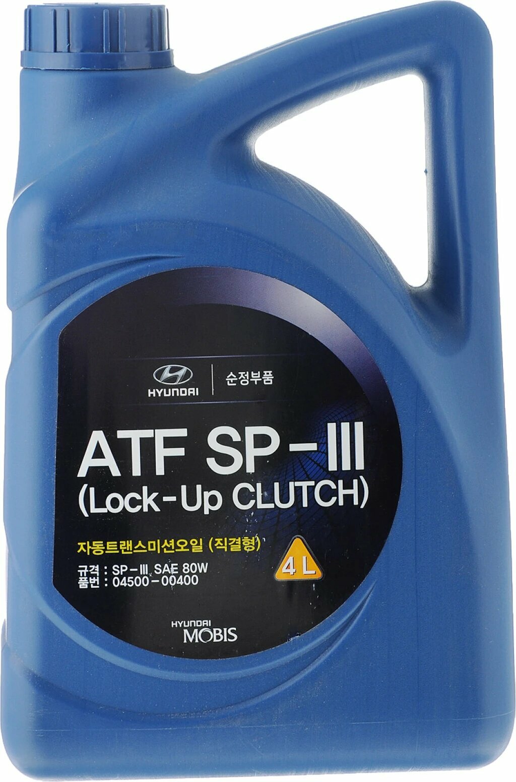 Масло трансмиссионное Hyundai MOBIS ATF SP-III (4л) п/с (Корея) 04500-00400