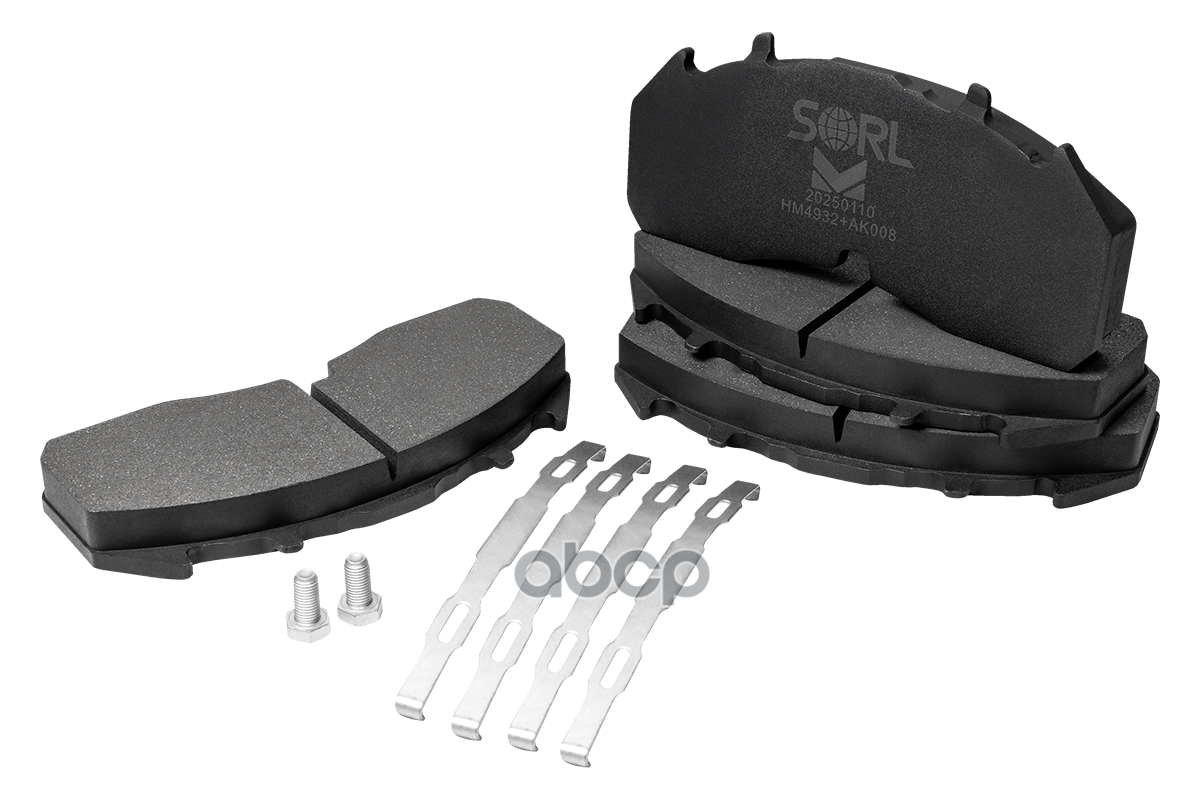 Колодки тормозные дисковые SORL арт. HM4932+AK008