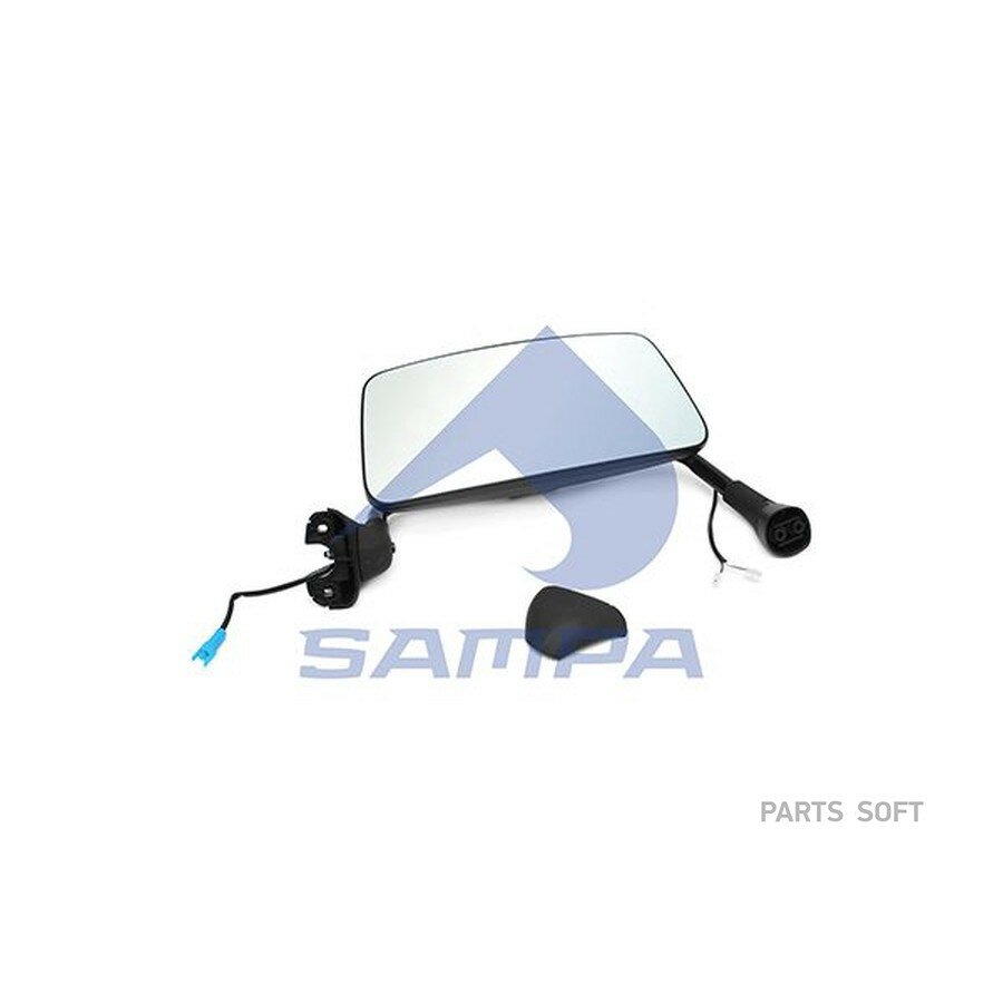 Корпус зеркала левый от официального дистрибьютора, SAMPA, артикул 043484