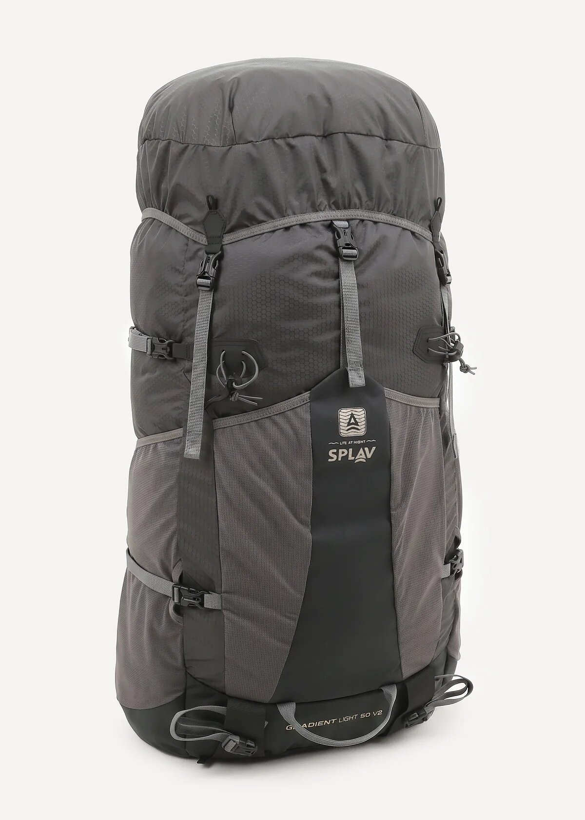 Рюкзак Сплав Gradient Light 50 v2 M серый, треккинговый