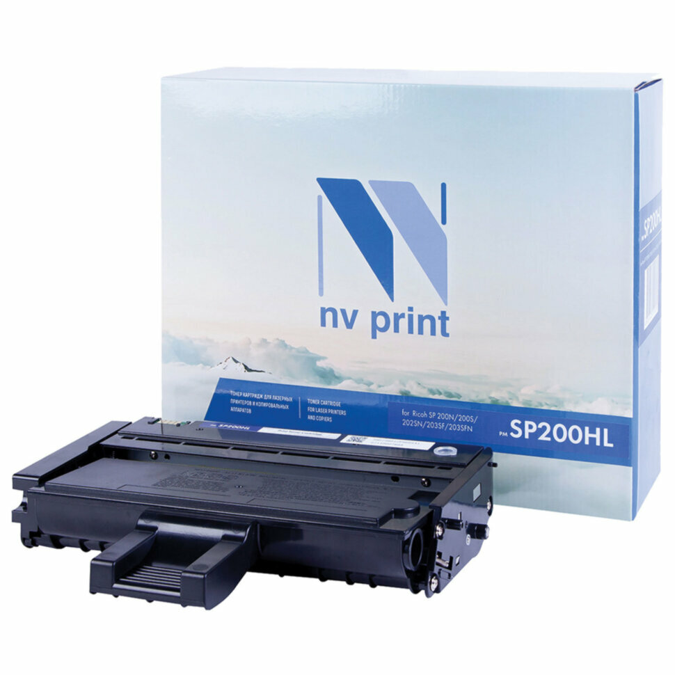 Картридж лазерный NV PRINT (NV-SP200HL) для RICOH SP 200N/200S/202SN/203SF/203SFN, ресурс 1500 страниц, 363452