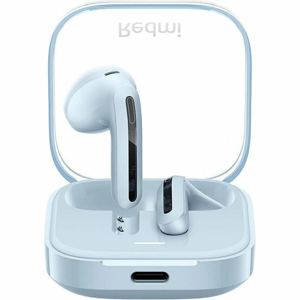 Наушники Xiaomi Redmi Buds 6 Active Transparent blue (BHR8394GL), 2102042