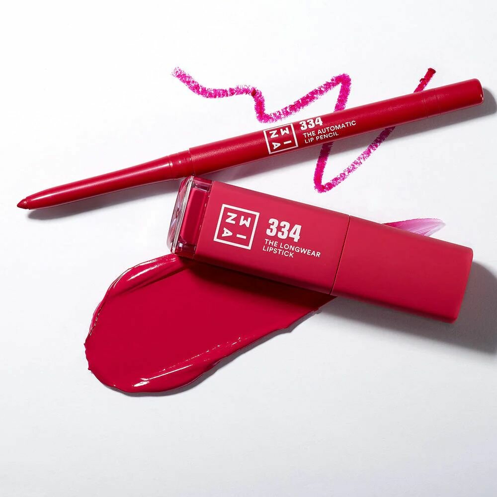 Жидкая Губная Помада MMJYSLIM (Мина, Зина) The Longwear Lipstick, тон - 334 (Арбузно-Розовый)