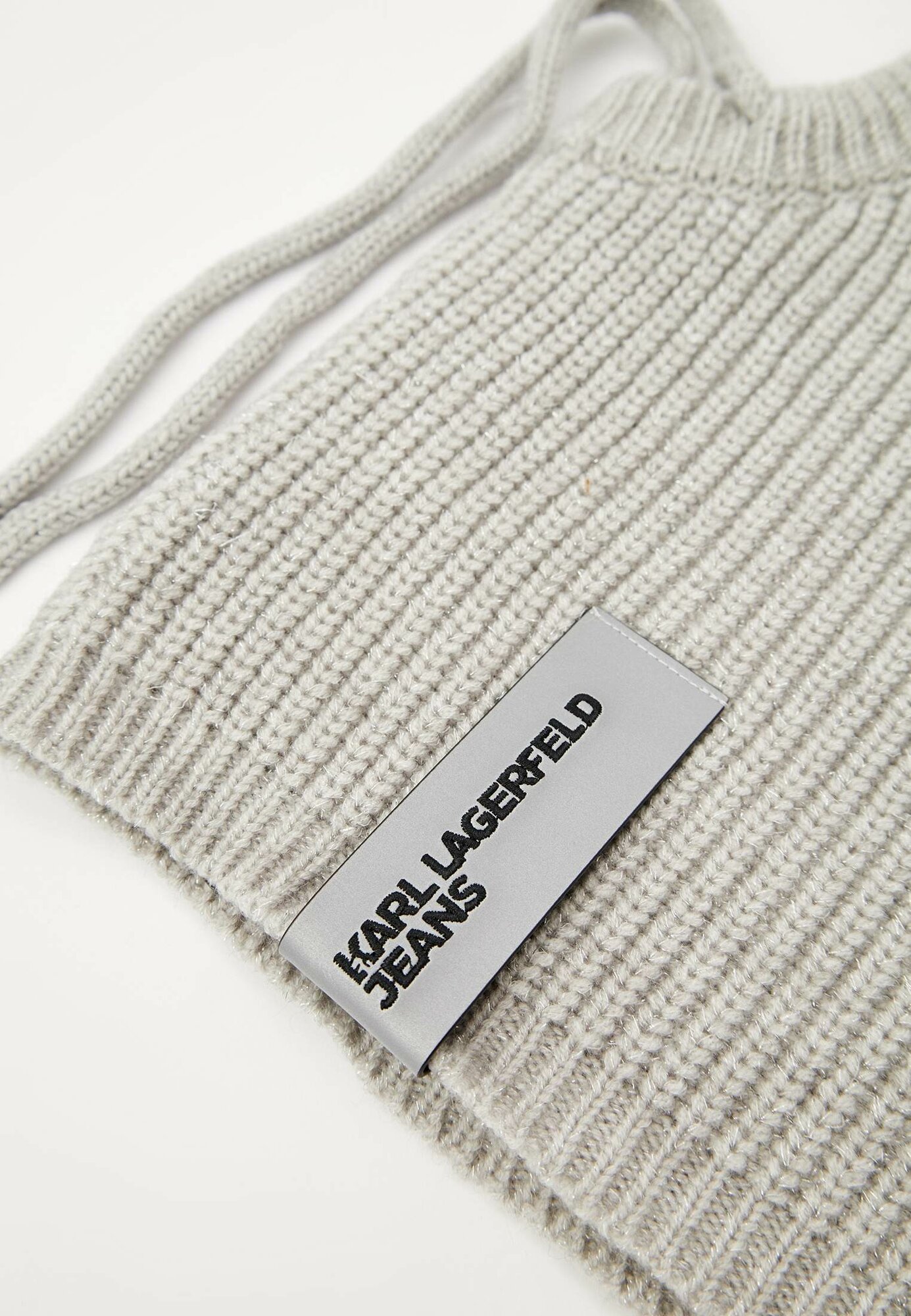 Шапка KARL LAGERFELD JEANS для женщин, размер 56-60, серый — фото 1