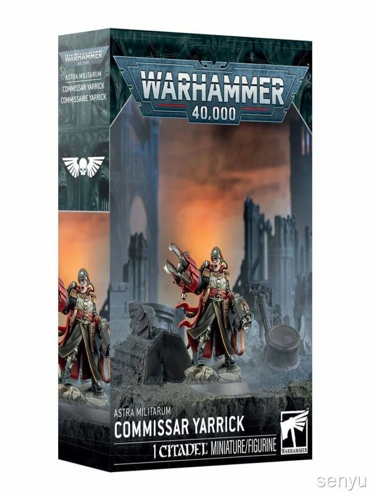 Games Workshop Astra Militarum Commissar Yarrick миниатюра пластик сборка/SY